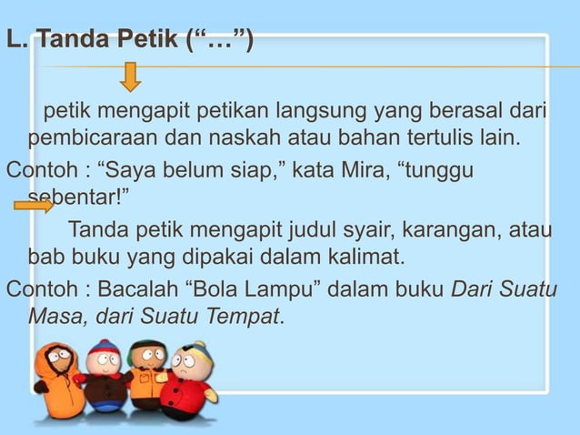 Bahasa indonesia penggunaan tanda baca | PPTX