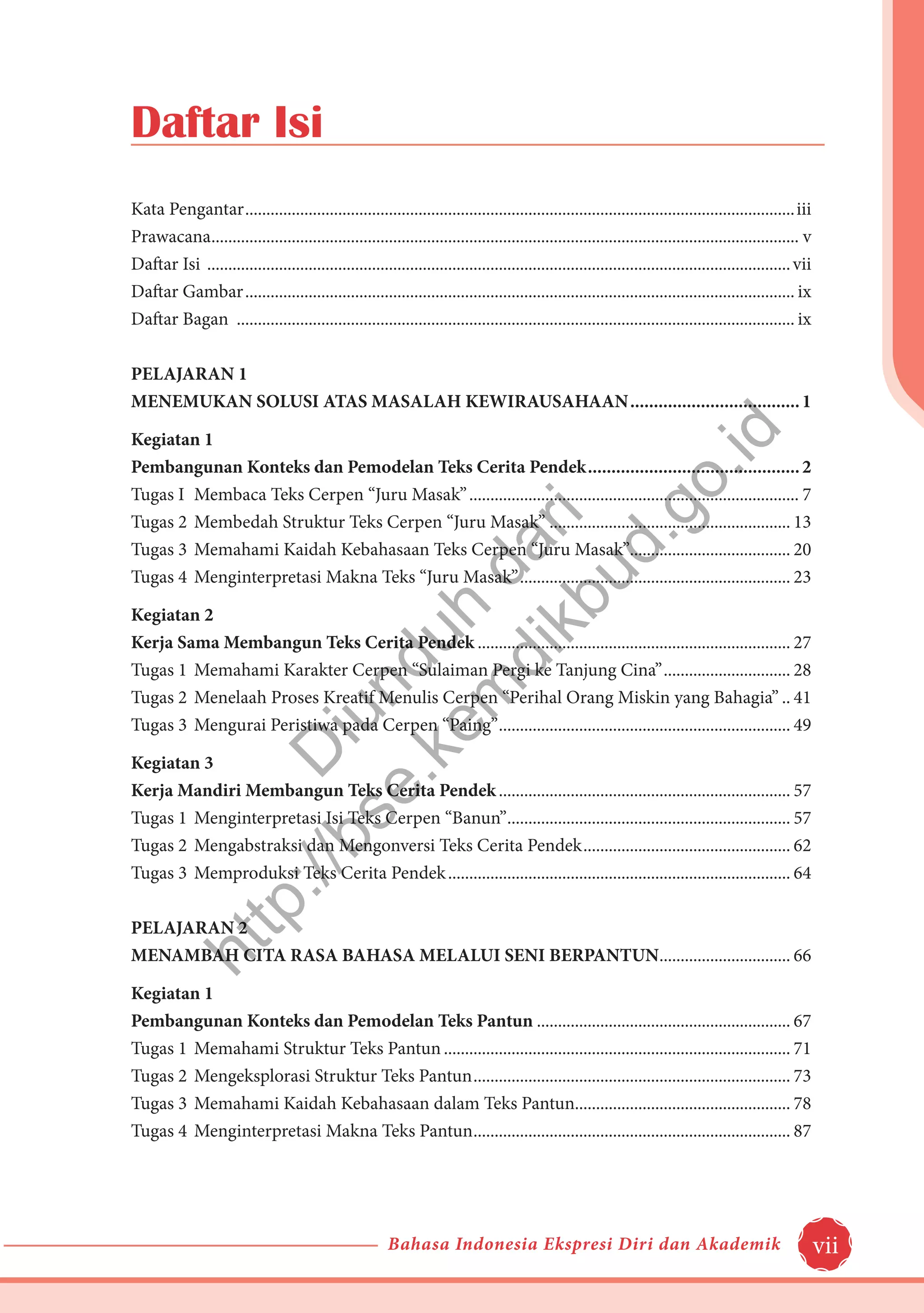 Bahasa indonesia ekspresi diri dan akademik (buku siswa) | PDF