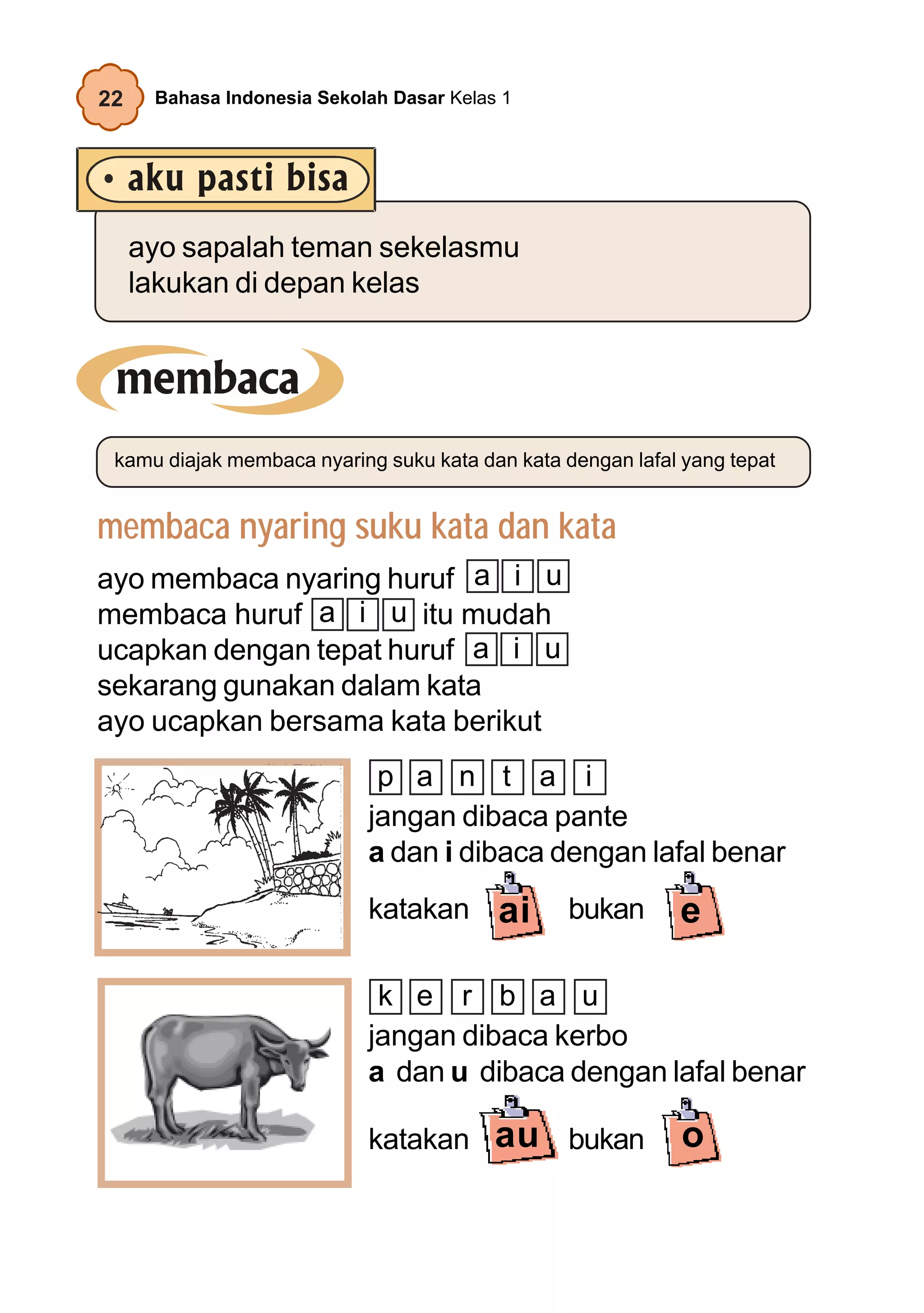 Bahasa indonesia kelas 1 sd - umri nuraini | PDF