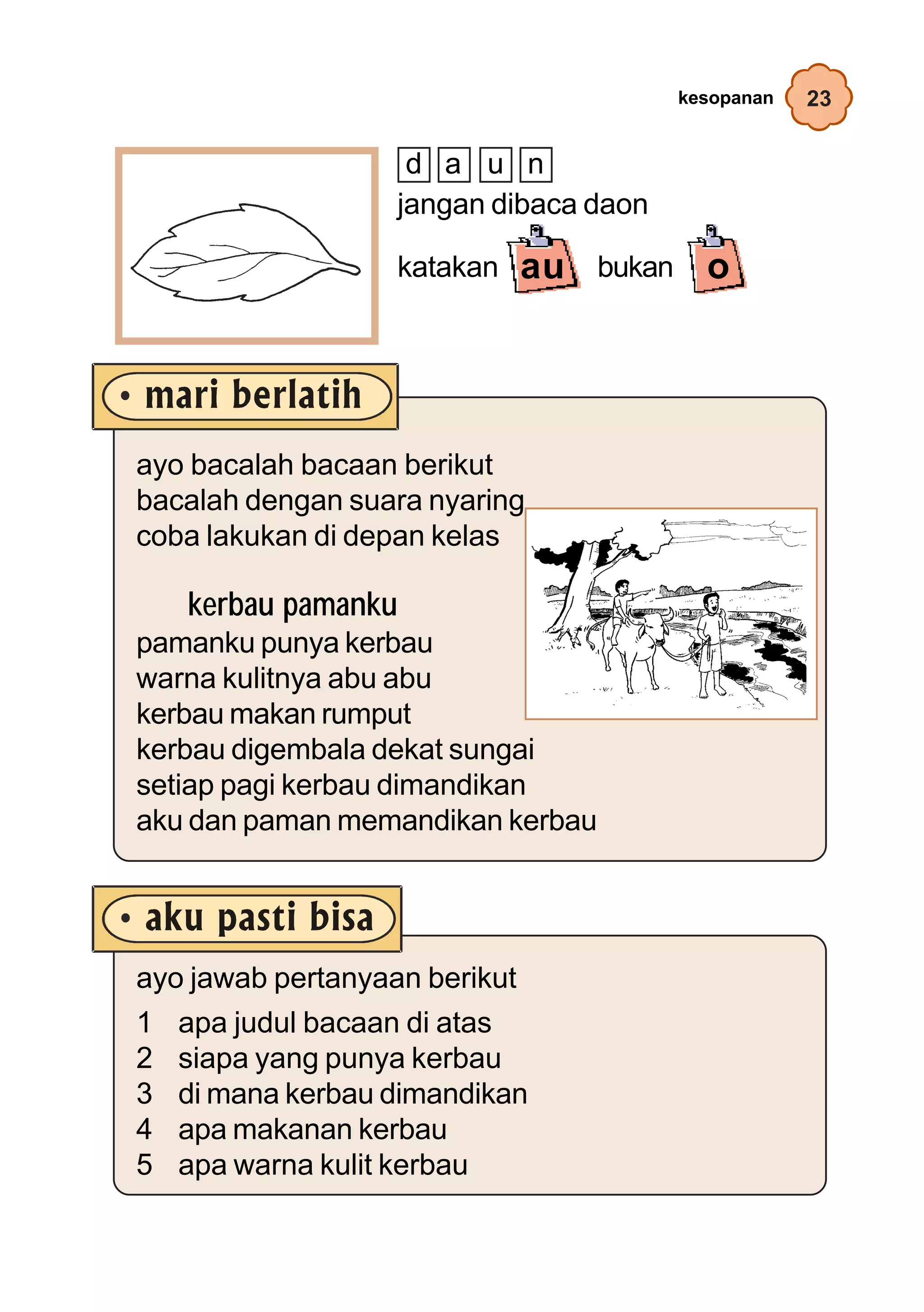 Bahasa indonesia kelas 1 sd - umri nuraini | PDF