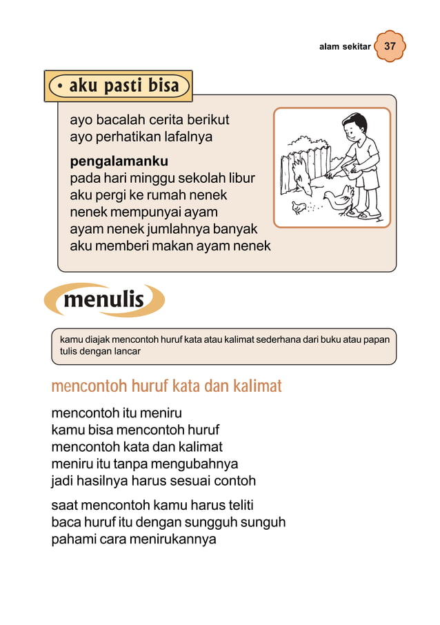 Bahasa indonesia kelas 1 sd - umri nuraini | PDF