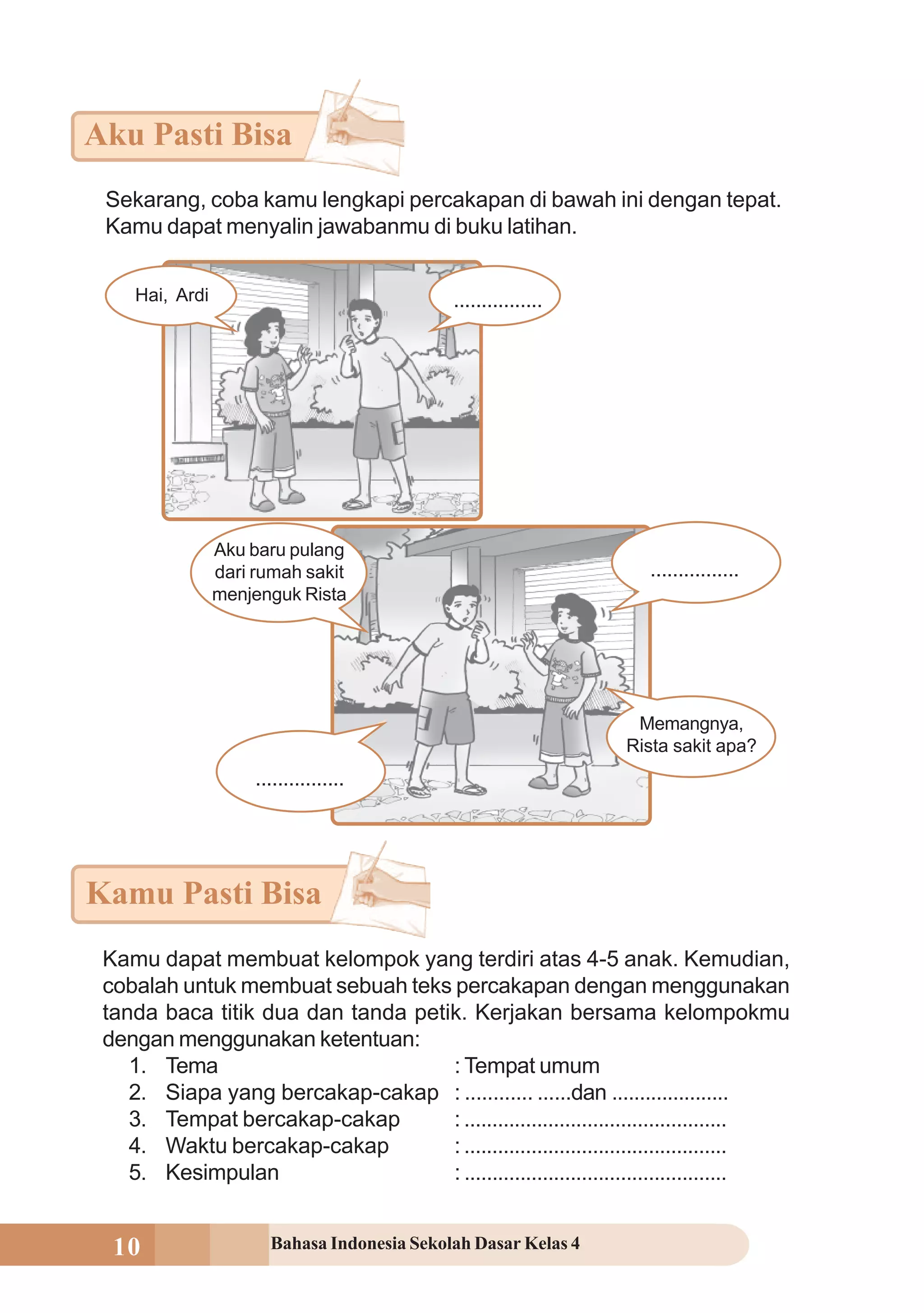 Bahasa indonesia kelas 4 - umri nuraini | PDF
