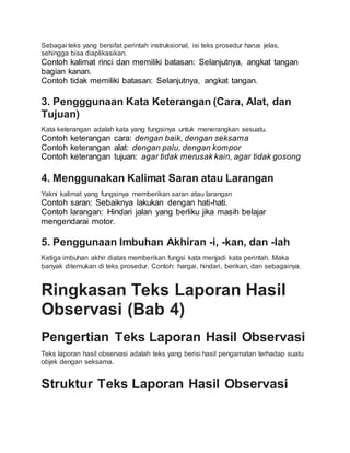 Bahasa indonesia kelas 7 semester 1 dan 2 | PDF
