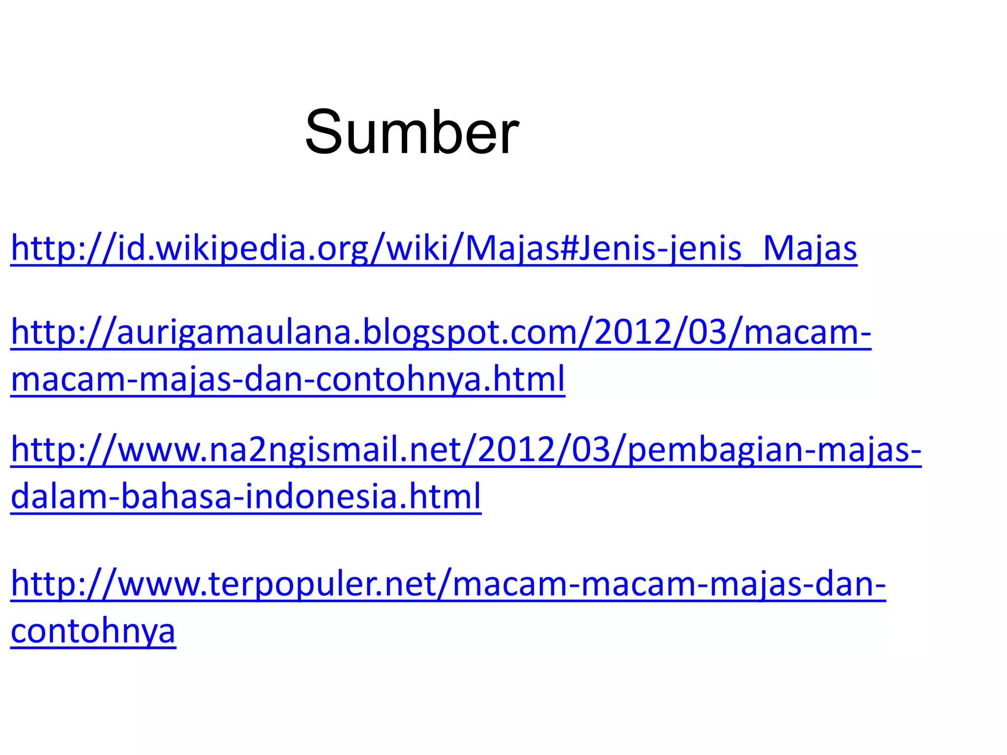 Bahasa indonesia kelompok 1 majas | PPTX