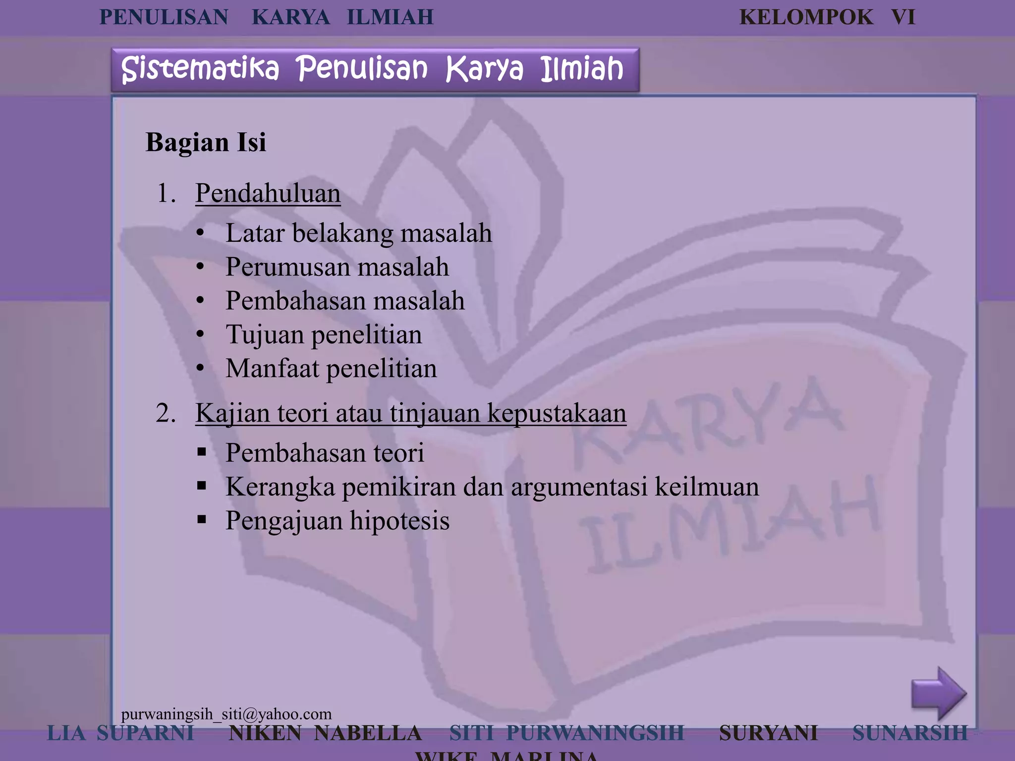 ppt Bahasa indonesia penulisan karya ilmiah | PPTX