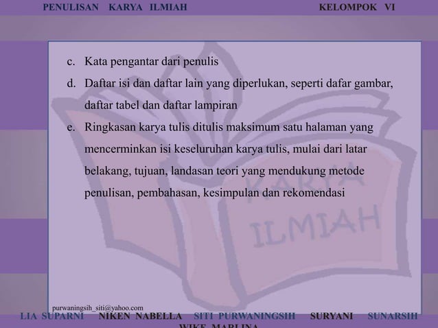 ppt Bahasa indonesia penulisan karya ilmiah | PPTX