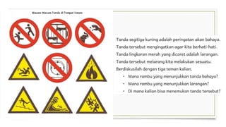 PPT Bahasa Indonesia Tempat Umum dan Rambu-Rambu | PPTX