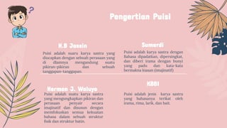 Bahasa Indonesia Puisi Lama - Pantun Gurindam dll | PDF