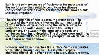 explanation text - how does the rain happen? | PPTX