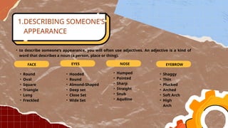 DESCRIBING PEOPLE, THING AND PLACES.pptx