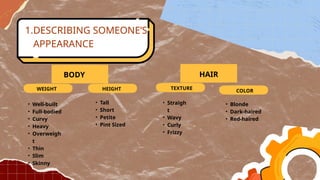 DESCRIBING PEOPLE, THING AND PLACES.pptx