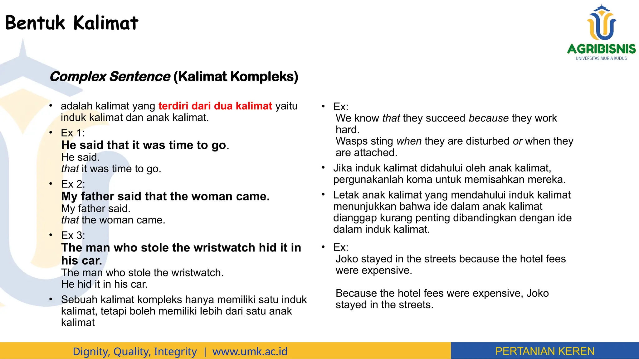 Bahasa Inggris 04 - Bentuk Kalimat .pptx