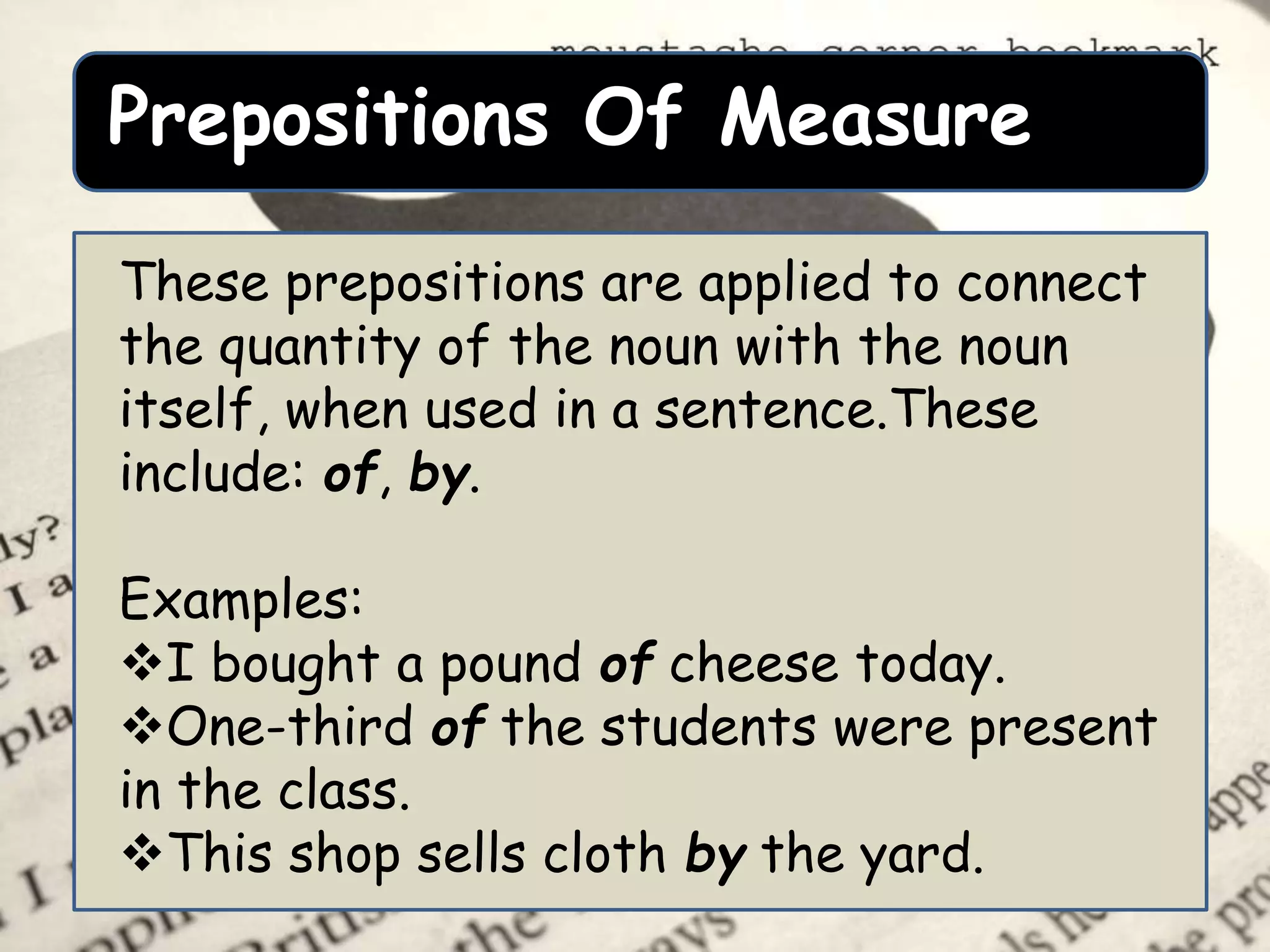 Bahasa inggris- Preposition | PPTX