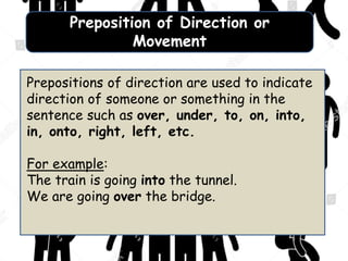 Bahasa inggris- Preposition | PPT