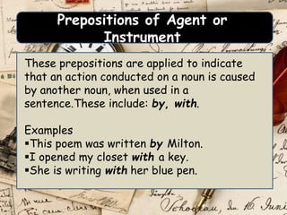 Bahasa inggris- Preposition | PPT