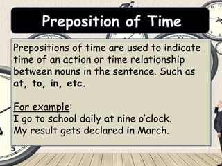 Bahasa inggris- Preposition | PPT