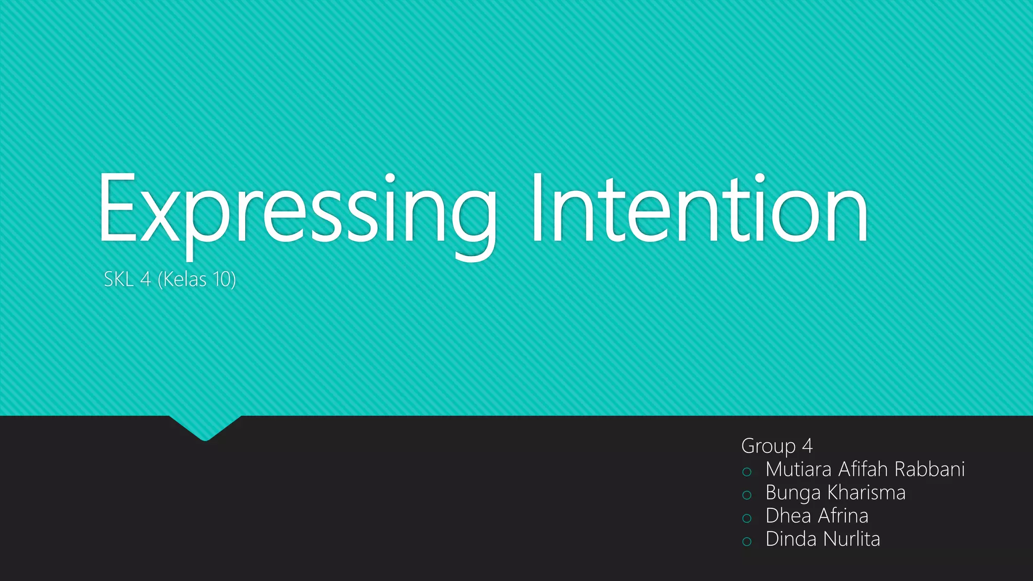 Bahasa Inggris SKL 4 : Expressing Intention, Formal Invitation, Job Application Letter | PPT