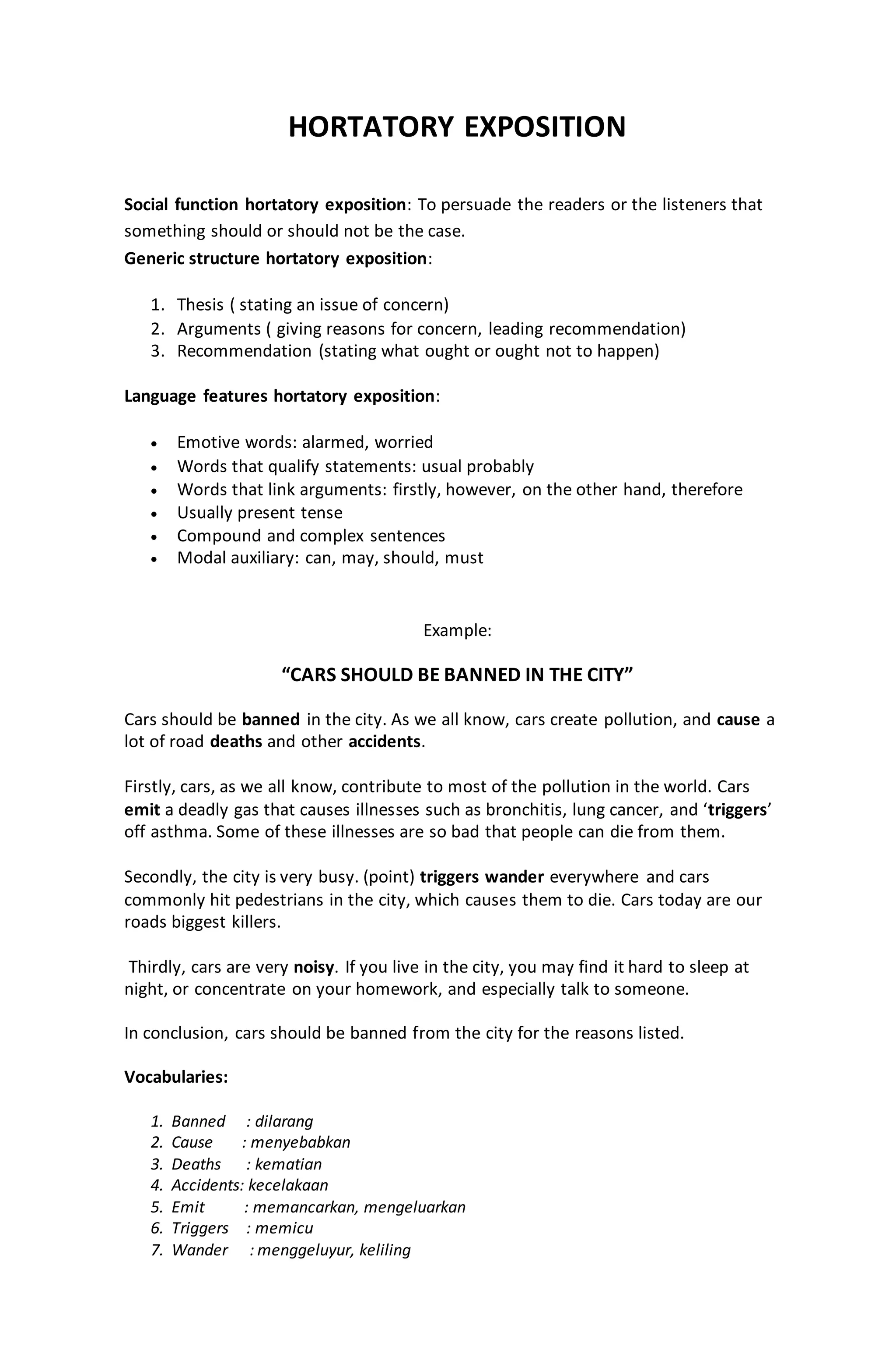 Materi Bahasa Inggris : PROCEDURE RECOUNT NARRATIVE DESCRIPTION etc | DOCX