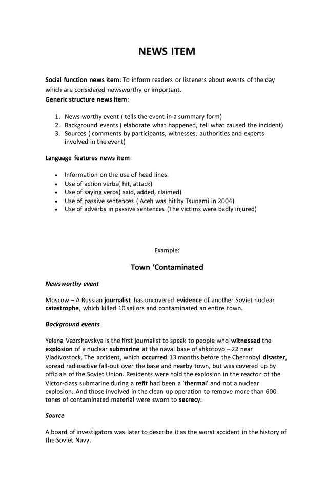 Materi Bahasa Inggris : PROCEDURE RECOUNT NARRATIVE DESCRIPTION etc | DOCX