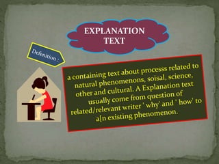 Bahasa inggris ekonomi : "Disscussion and Explanation Text | PPTX