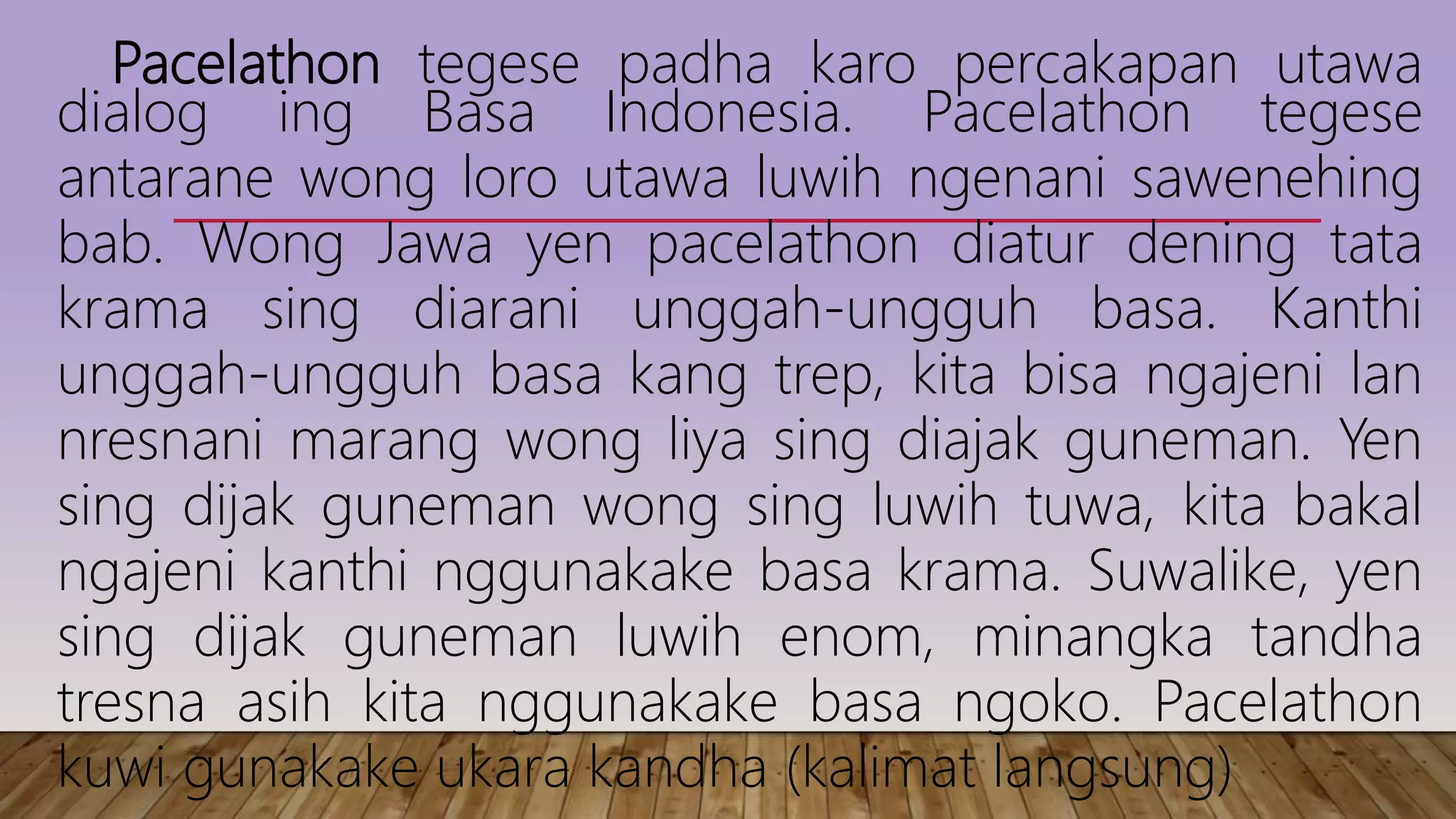 Bahasa jawa bab 2 hemat energi | PPTX