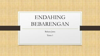 Bahasa Jawa Kelas 4 Tema 1 muatan lokal.pptx