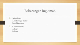 Bahasa Jawa Kelas 4 Tema 1 muatan lokal.pptx