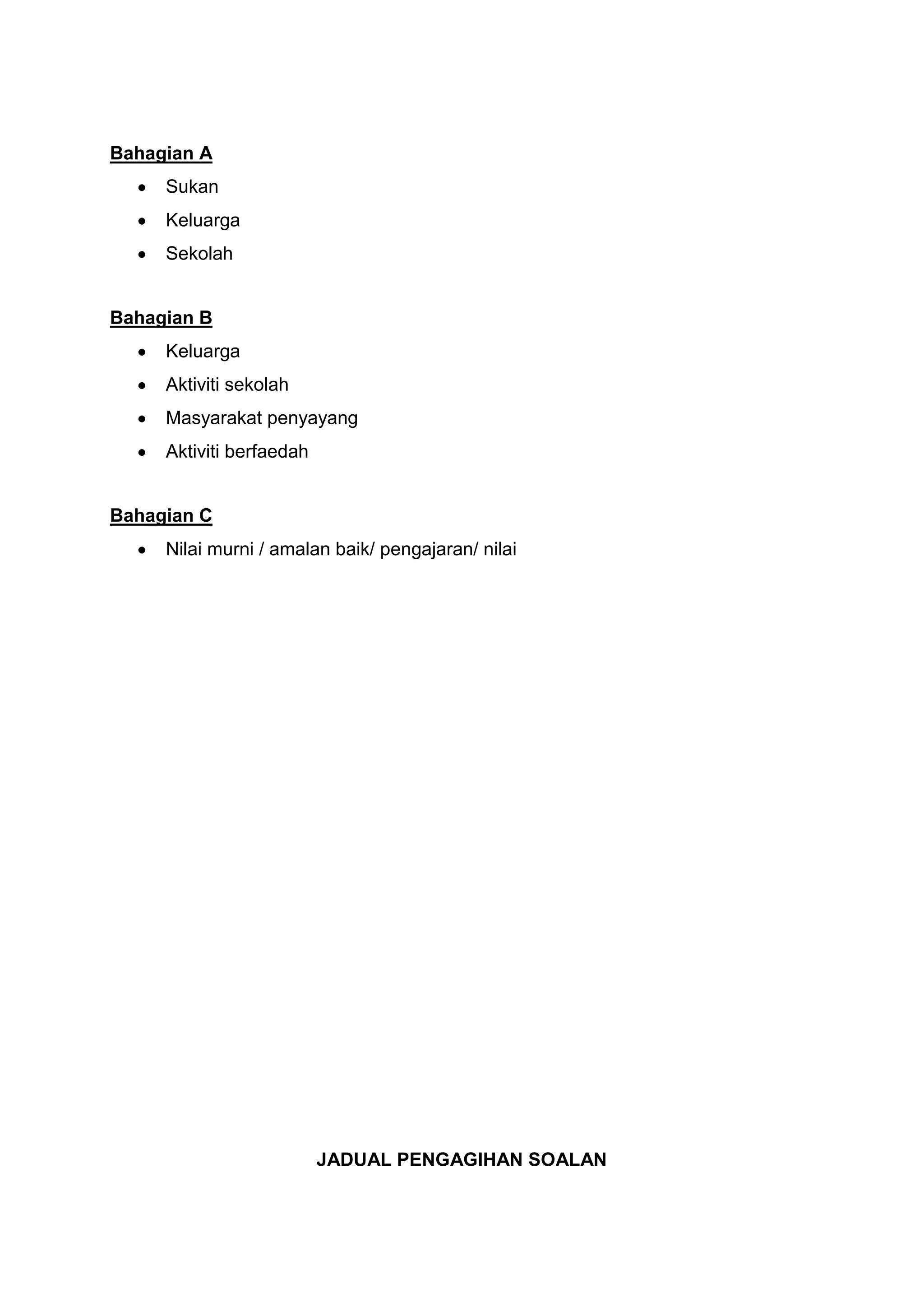 Bahasa malaysia tahun 4 jps | DOCX