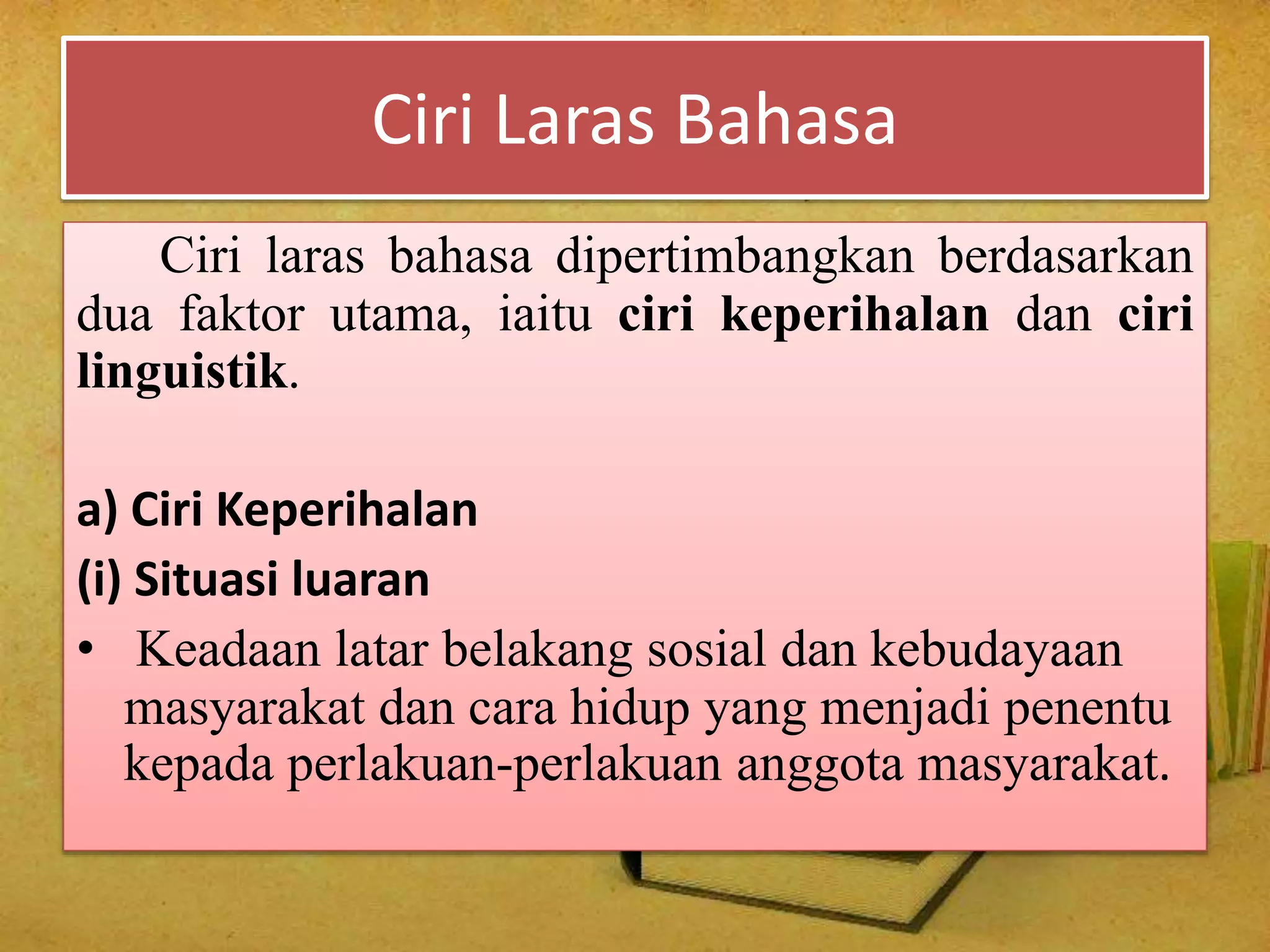 Laras Bahasa STPM Sem3 | PPTX