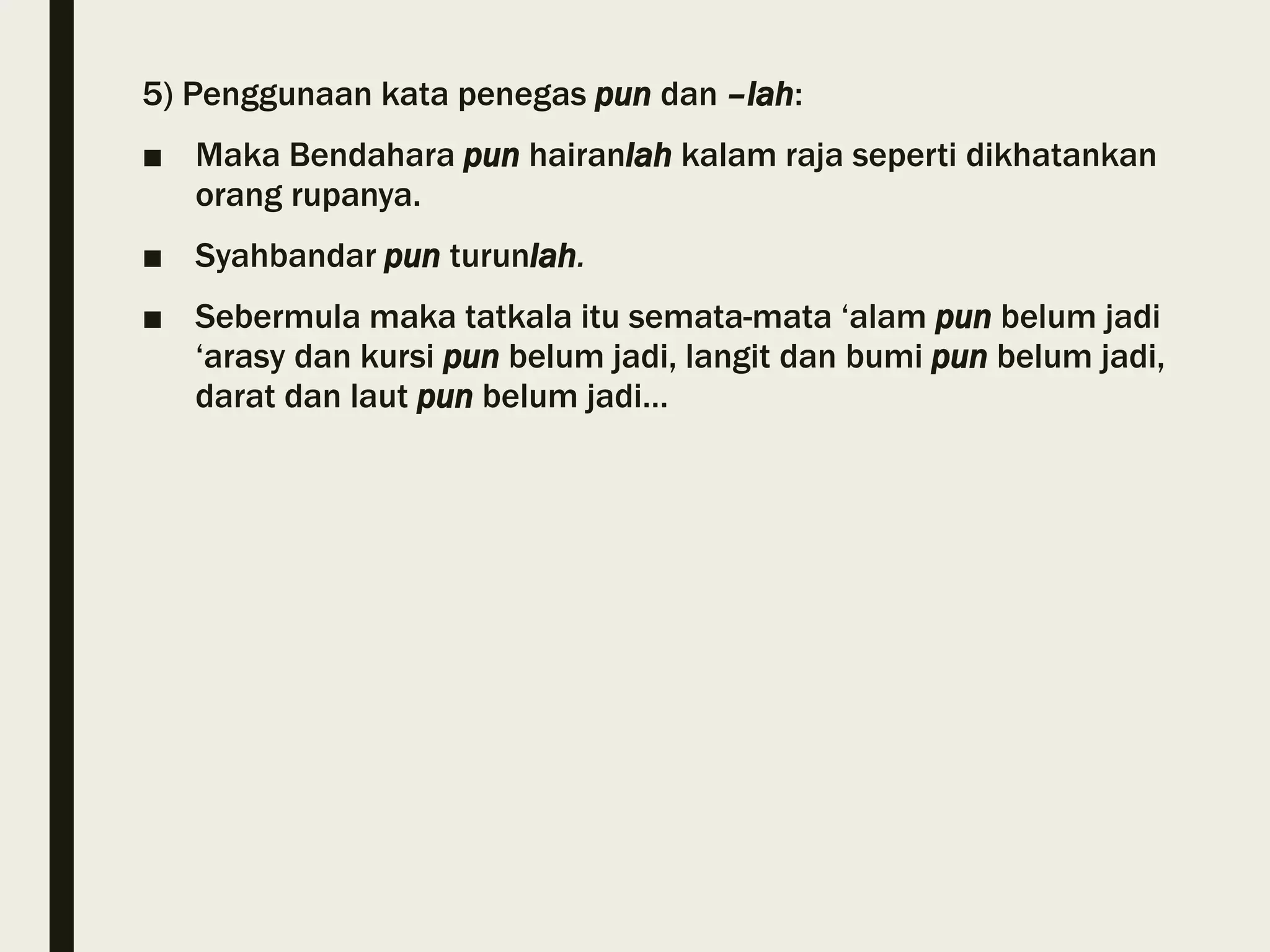 Bahasa Melayu Klasik (STPM Sem 1) | PPTX