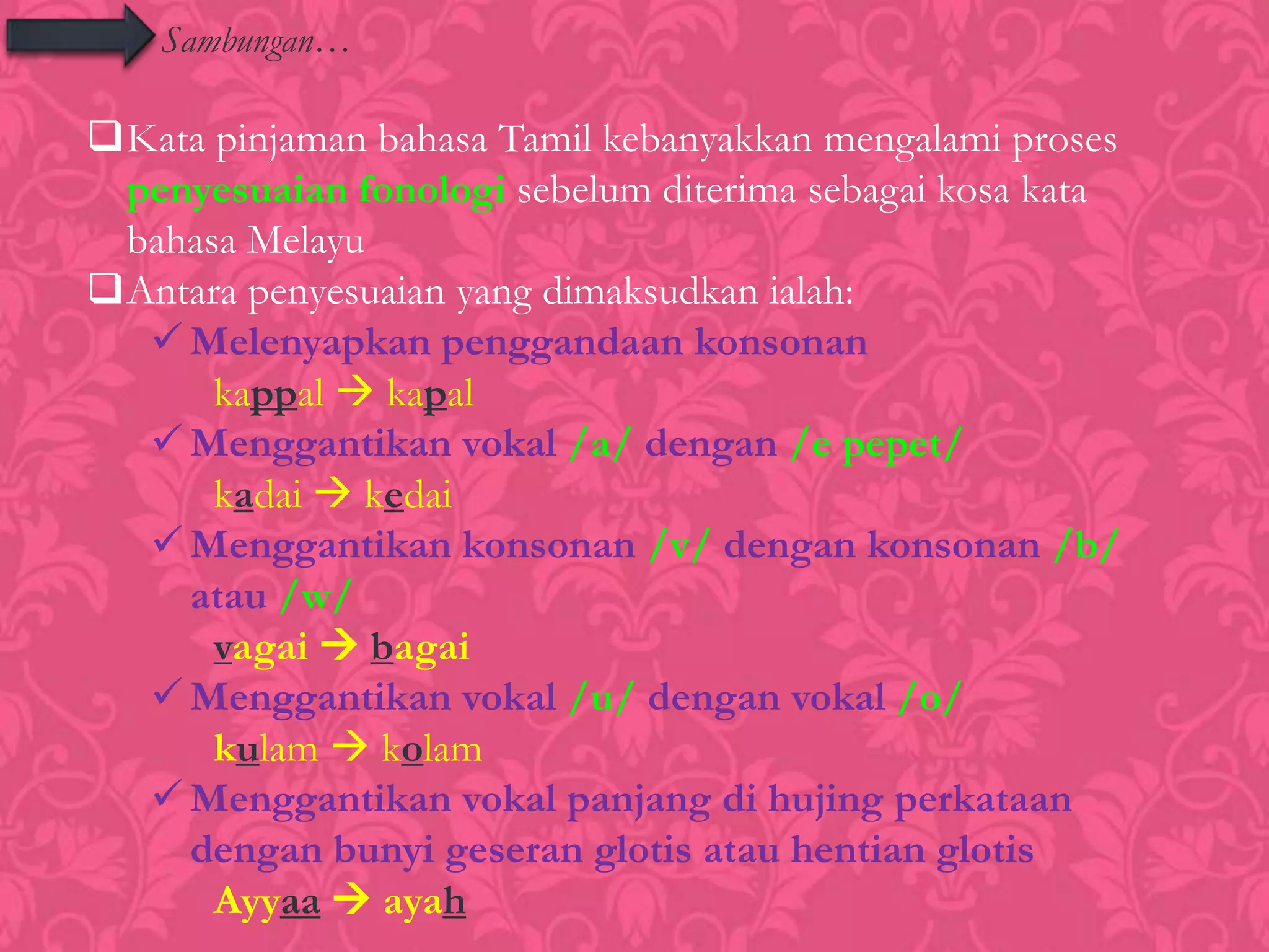 Bahasa Melayu- unsur asing dalam bahasa melayu sem 1 | PPTX