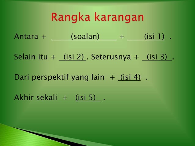 Bahasa melayu (ringkasan t3) | PPTX