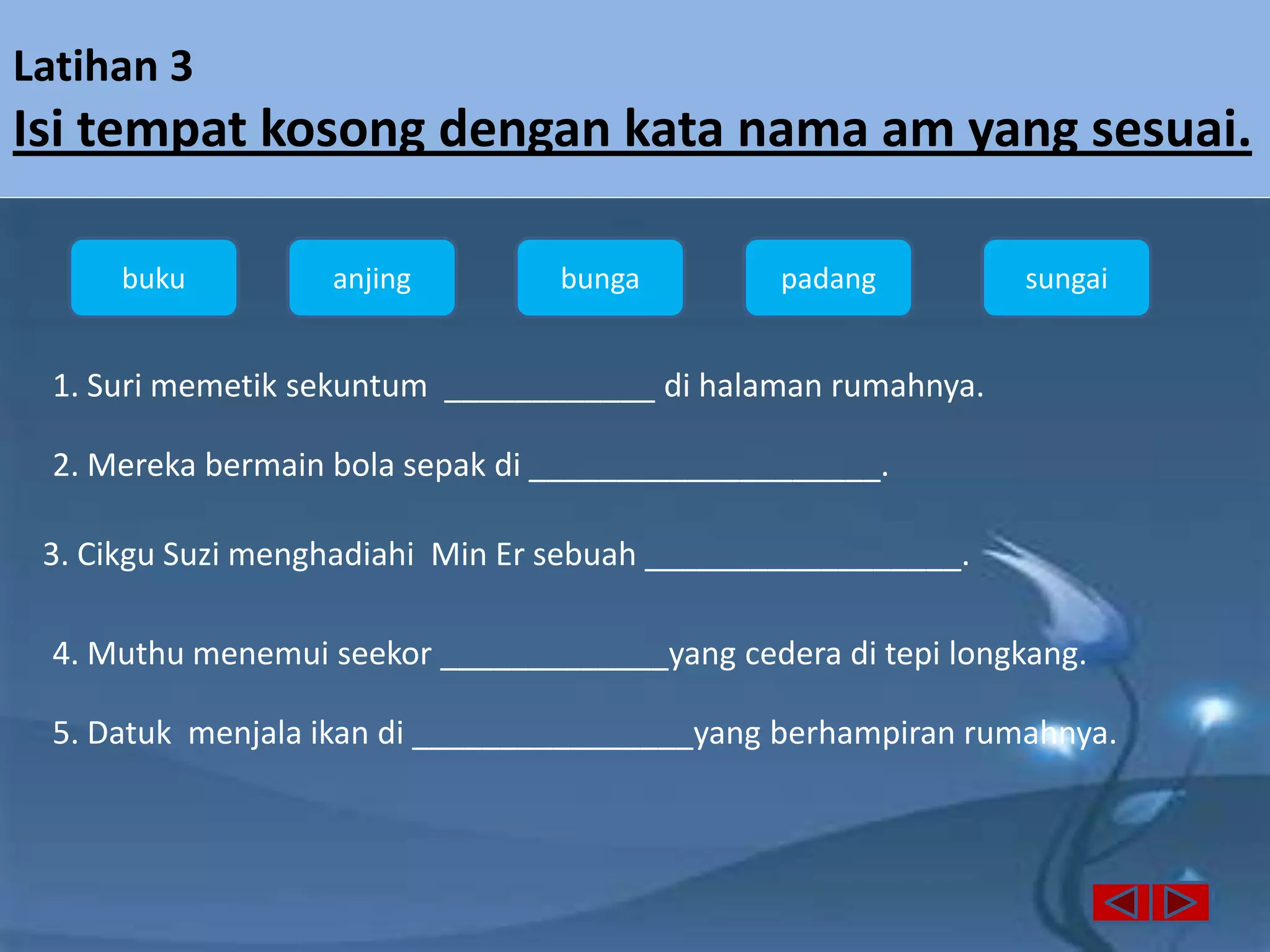 Bahasa Melayu Sekolah Rendah Tahap Satu Kata Nama Am | PPTX