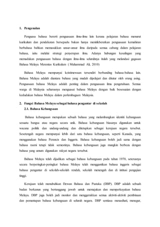 Bahasa melayu tugasan 1 2012 | DOCX