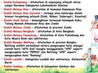 Bahasa melayu Riau | PPTX