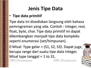 Bahasa pemrograman 1 | PPTX