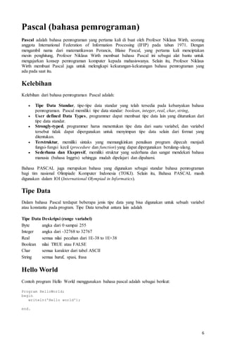 Bahasa pemrograman | DOCX
