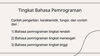 Dasar Bahasa Pemrograman - Materi Kelas X RPL .pptx
