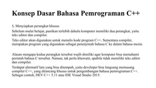 Bahasa Pemrograman C++ dan c pengaplikasiannya.pptx