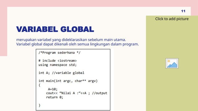 Bahasa pemrograman c++ menggunakan aplikasi Dev C++.pptx