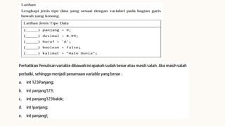 Bahasa pemrograman c++ menggunakan aplikasi Dev C++.pptx