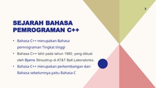Bahasa pemrograman c++ menggunakan aplikasi Dev C++.pptx