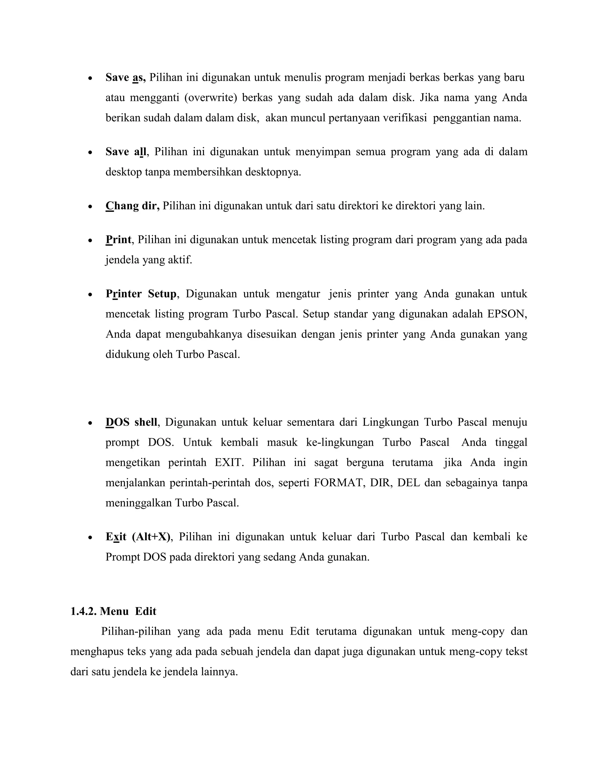Bahasa pemrograman pascal | DOCX