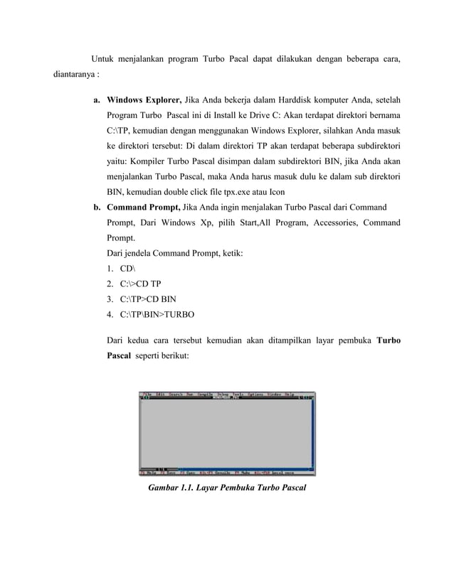 Bahasa pemrograman pascal | DOCX