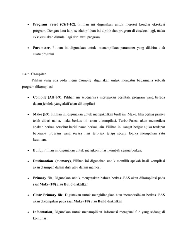 Bahasa pemrograman pascal | DOCX