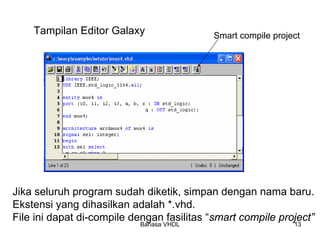 Bahasa pemrograman vhdl | PDF