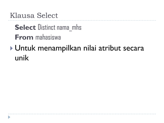 Bahasa Query Terapan | PDF