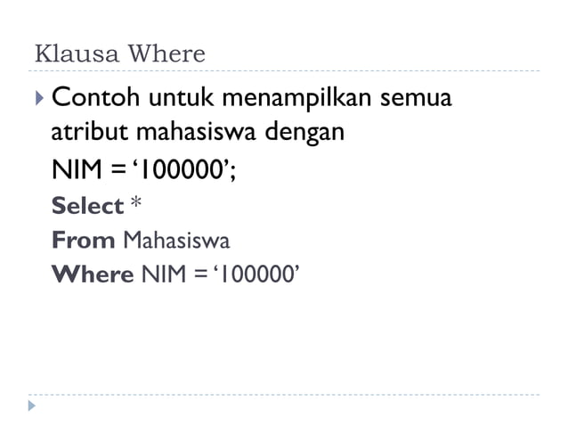 Bahasa Query Terapan | PDF