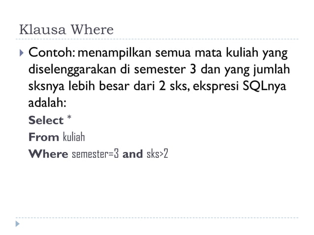 Bahasa Query Terapan | PDF