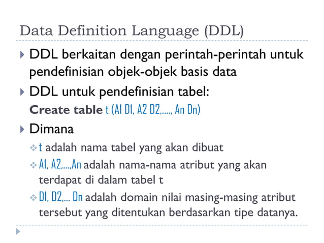 Bahasa Query Terapan | PDF